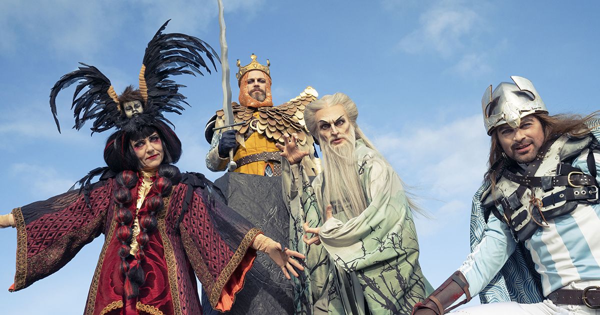 Kong Arthur og Det Kgl Teater indtager Moesgaard