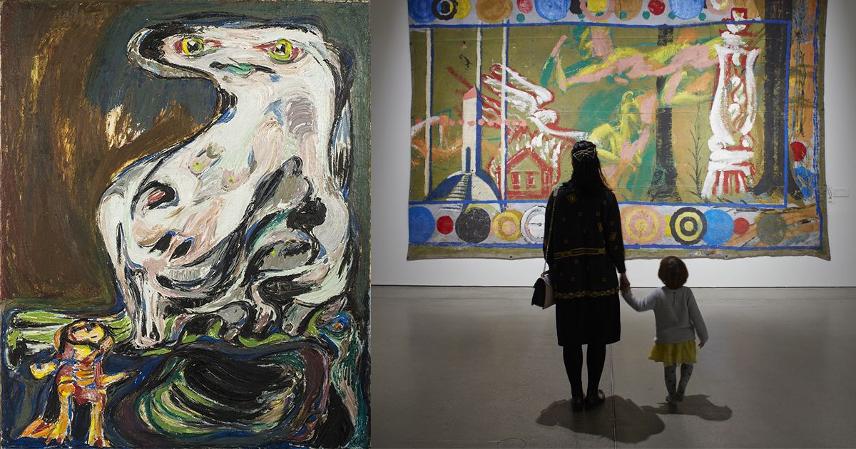 Kirkeby begyndte hvor Jorn slap - ny udstilling på ARoS